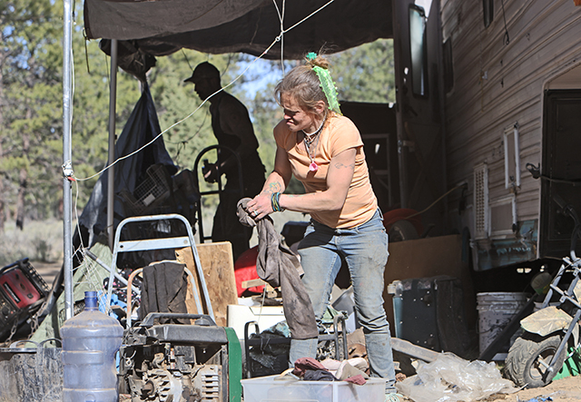 Homeless campers pour out of China Hat Road as Forest Service clears ...