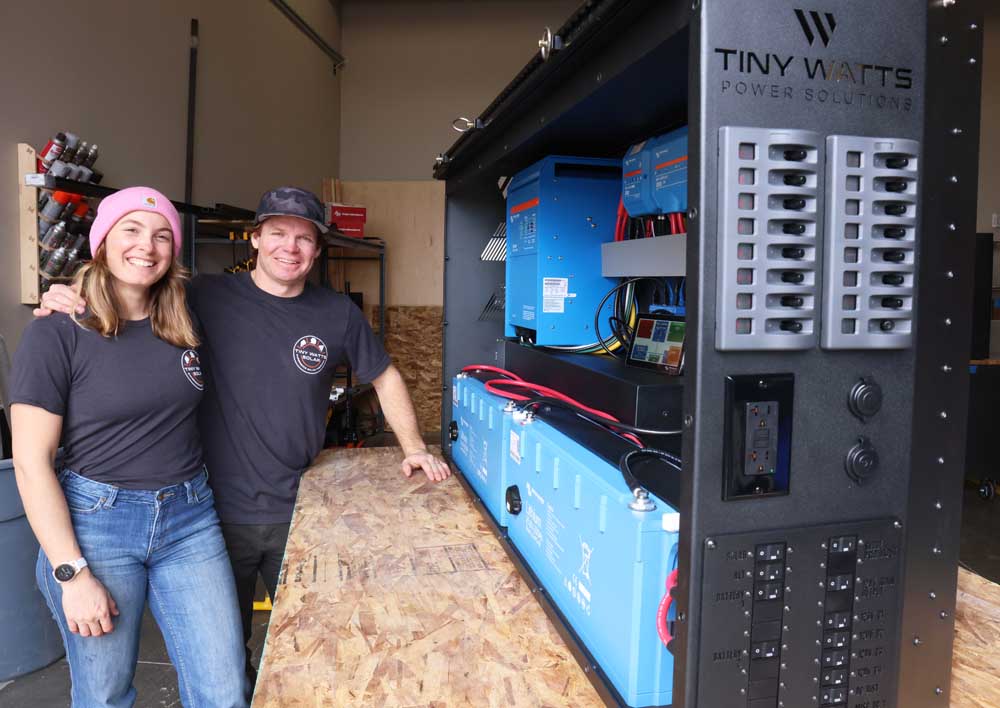 Redmond’s Tiny Watts Power Solutions provides solar panel kits for van ...