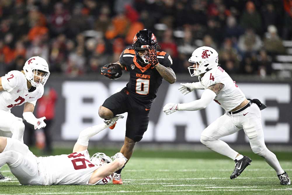 Hankerson leads talented group of running backs for OSU | The Bulletin
