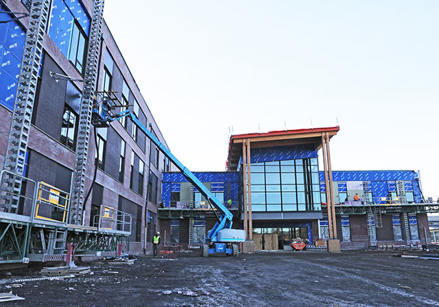 Bend High remodel is on schedule, buildings taking shape | The Bulletin